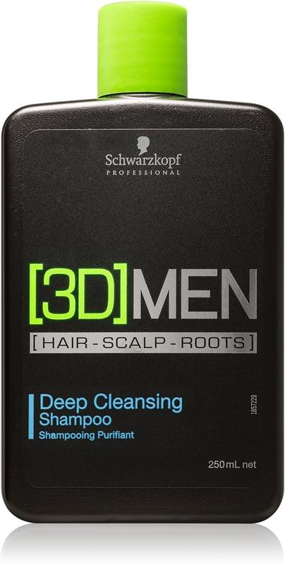Schwarzkopf Professional [3D] MEN Deep Cleanse Clarifying Shampoo ...